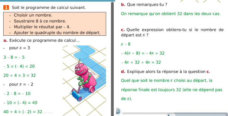 Iparcours 4e 1 p 46 CORRECTION – Mathématiques avec M. Ovieve